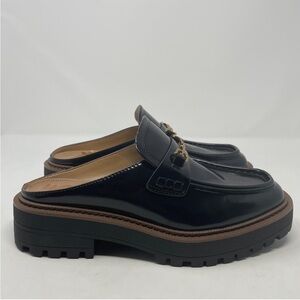 Steve Madden | Shoes | Sam Edelman Lennon Black Shinybox Loafer Mule ...